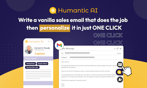 Humantic 1-Click Personalization | Humantic AI